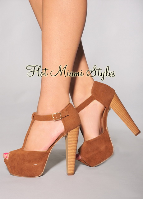 Wooden High Heels